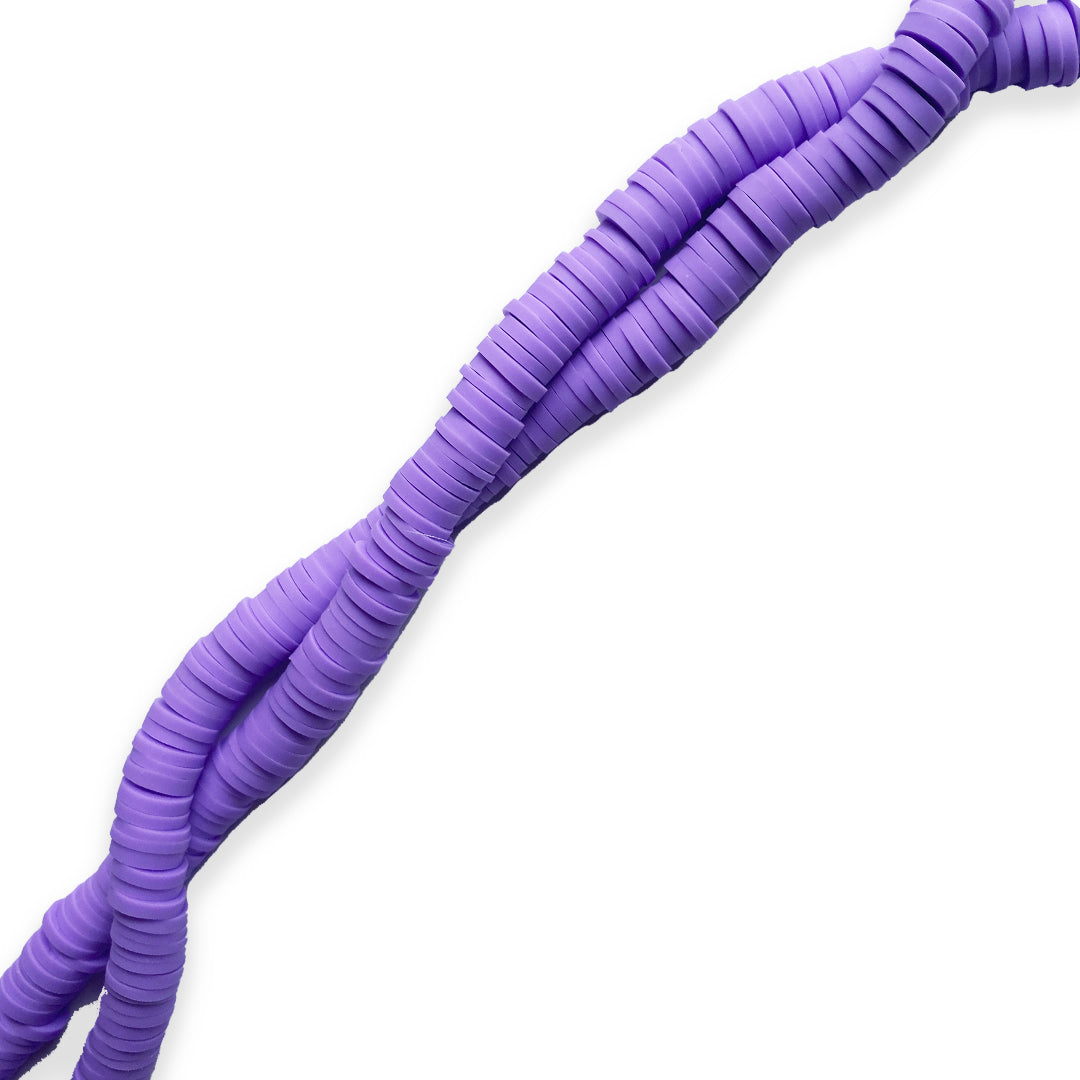 Fimo Disco de 6 mm Morado – Manabi Taller